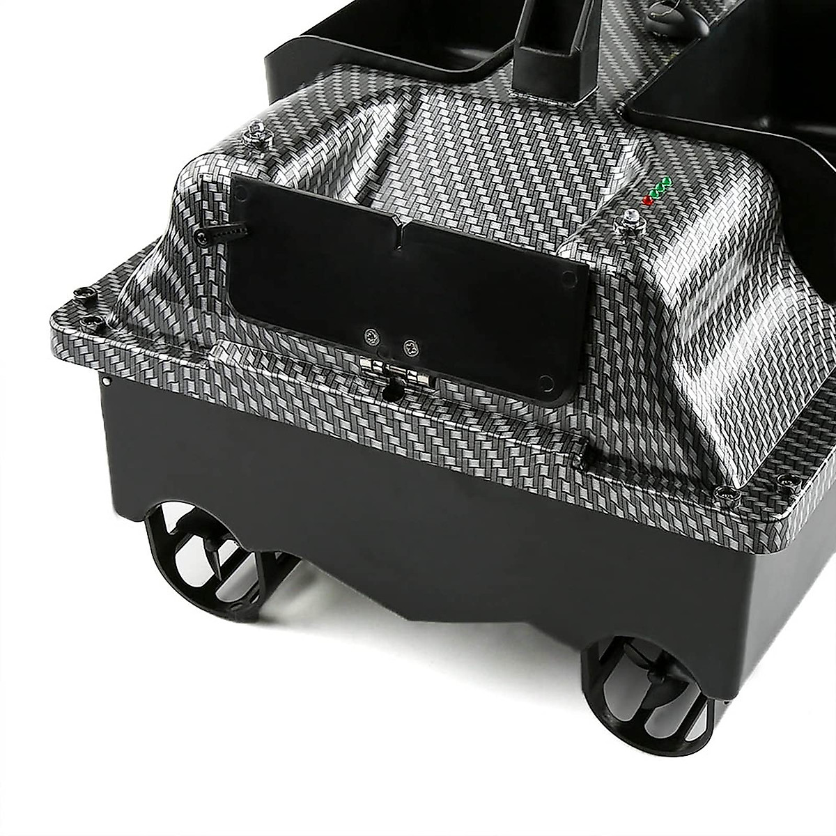 AHWZ Fish Finder - RC Boat - Fishing Bait Boat Fish Finder 2Kg Loading 500M Remote Control Double Motor Night Light,Boat with Fish Finder