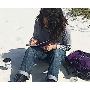 Dream To Awaken Owl Grimoire Journal | Blank Book of Shadows Journal | Witch Planner | Gift for Wiccan, Pagan, Mystic, Alchemist, Dreamer, Goddess | Vegan Leather Spell Book Blank | Hardcover | 5 3/4" x 8 1/2"