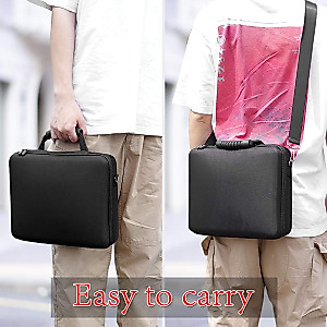 PAIYULE Large Football Card Game Case Storage Holder for 2500+ Cards, Fits for Main Card for C. A. H, Baseball Basketball Sport Card Box for PM TCG, for TMG,and More Card Games-(Bag Only)(Black)