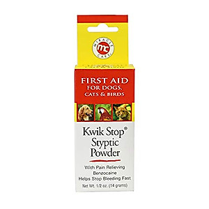 Miracle Care Kwik Stop Styptic Powder, 0.5 Oz