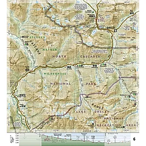 Pacific Crest Trail: Washington North Map [Canada to Snoqualmie Pass] (National Geographic Topographic Map Guide, 1002)