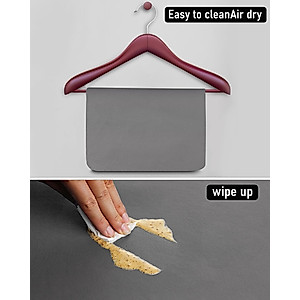 GOPAS Coffee Mat, Hide Stain Coffee Bar Mat for Countertop Dish Drying Mat for Kitchen Counter Absorbent Mat Fit Under Coffee Machine Coffee Pot Appliance Mats