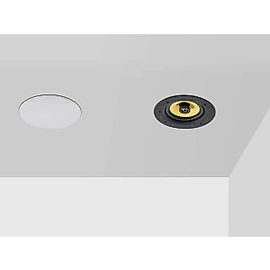 Monoprice Caliber 60-Watt Powered 6.5in Ceiling Speakers Fiber 2-Way with Bluetooth