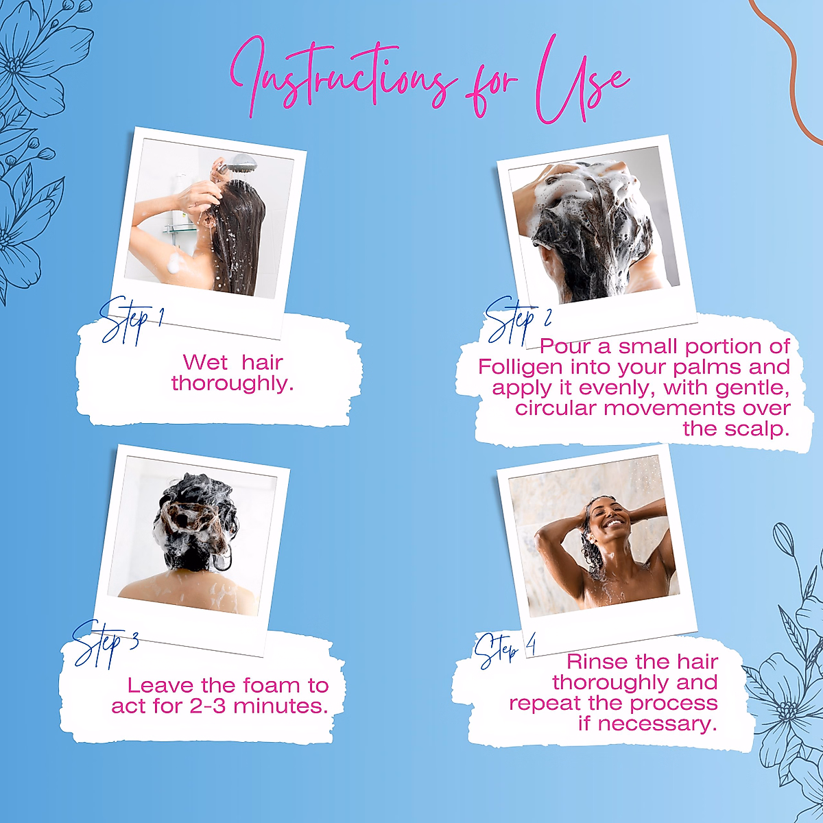 Mediceuticals Folligen Shampoo for Women - Anti-Shedding Shampoo for Women 33.8 oz / 1 Liter