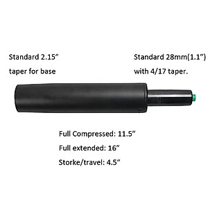 Gas Cylinder Heavy Duty for Herman Miller Classic Aeron Chair as Replacement