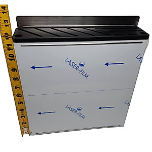 Restaurant/Commercial Kitchen Knife Rack - Holds 10 Knives & Honing Steels - Stainless Steel Wall Mounted Knife Storage