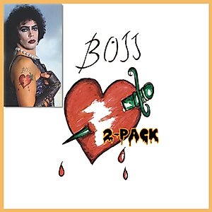 Frank N Furter Temporary Tattoo Rocky Horror Picture Show (Multi-Packs) (2-Pack)
