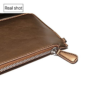 Weayouth Woven Bag Shopper Bag Travel Handbags and Purses Women Tote Bag Large Capacity Shoulder Fashion Bags 2022 (Bronze)