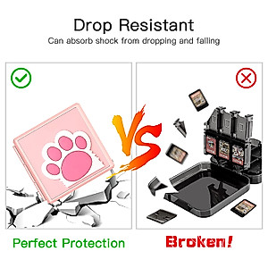 UFOPETIE Game Card Case for Nintendo Switch Game Card,Compatible with Nintendo Switch Case Animal Crossing Theme,Game Cards Case for Animal Crossing Switch Accessories-Thumb Grip 2PCS