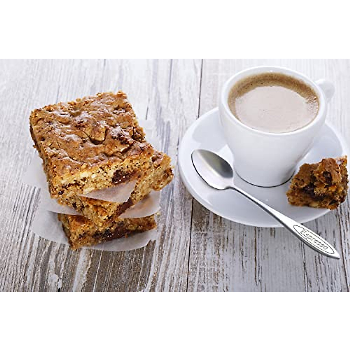 Cusinox White Porcelain Espresso Cup Sets for Espresso Coffee, 2 Oz