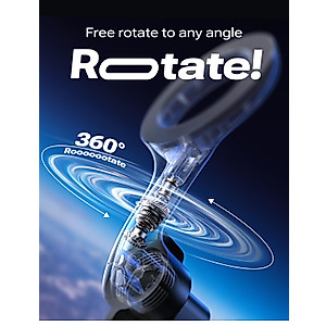 LISEN Tesla Phone Mount, for MagSafe Car Mount [Never Blocking] Tesla Model 3 Y Phone Mount, Tesla Model 3 Y Accessories, Adjustable Tesla Phone Holder Fits iPhone 15 Pro Max Plus 14 13 12 AIl Phones