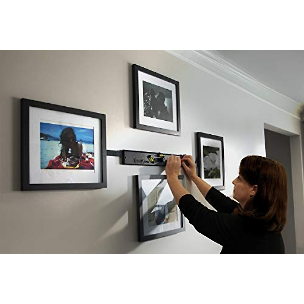 Picture Hanging Tool - The Hanging and Leveling Tool so You get it Perfect The First time. (2-Size Bundle Pack) – Use Never Measure Picture Hanging Kit to Easily Hang Pictures, Collages, and Frames!