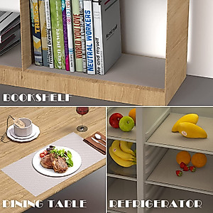 12 x 59 INCH(5FT) Shelf Liner.Shelf Liners for Kitchen Cabinets,Pantry and Drawer Liner.Waterproof/Transparent/Anti-Slip/Non Adhesive.Cabinet Liners for Shelves.