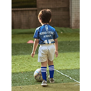 Kids Soccer Socks Toddler Knee High Tube Socks Three Stripes Cotton Uniform Sports Stocking Kids Visor Cap