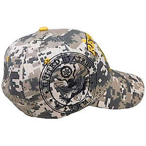 Ant Enterprises U.S. Army Hat Military Army Retired Official Licensed Baseball Cap- ACU Camo
