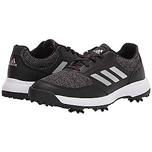 adidas womens W Tech Response 2.0 Golf Shoe, Black/Silver/Grey, 8.5 US