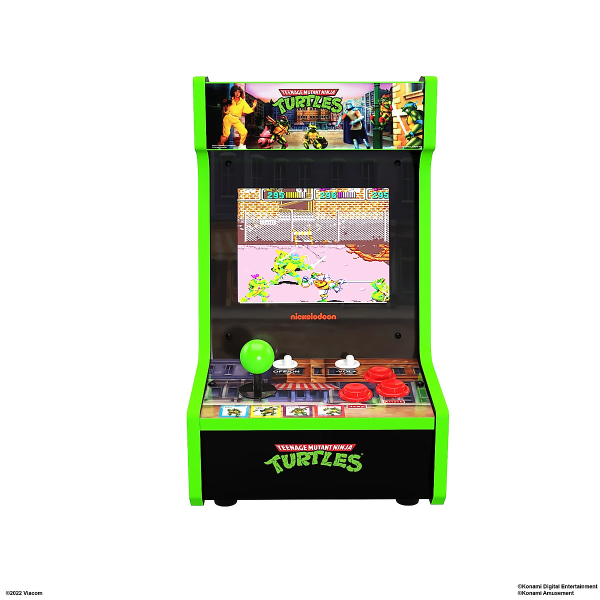 Arcade1UP Teenage Mutant Ninja Turtles Countercade 2 Games in 1