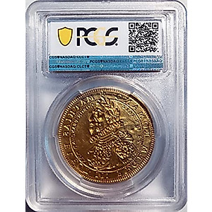 DE 1652 Gold Obverse Trial Strikes - Matthias II - Holy Roman Emperor - Circa 1612 Gold Coronation Medals - Matthias II and Anna - German States - Frankfurt am Main - Plate Coins in Forschner - Forschner #34.1 Gold & #34.3 Gold - 1 of Only 2 Known Sets MS