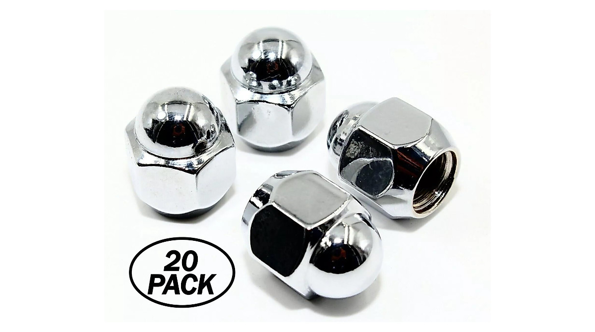 Subaru Lug Nut Set - 20 Chrome 12x1.25mm OEM Factory Style