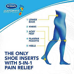 Dr. Scholl's Custom Fit Orthotic Inserts, CF 440, Red