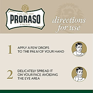 Proraso After Shave Lotion for Men, Refreshing and Toning with Menthol and Eucalyptus Oil, 3.4 Fl Oz (Pack of 1)