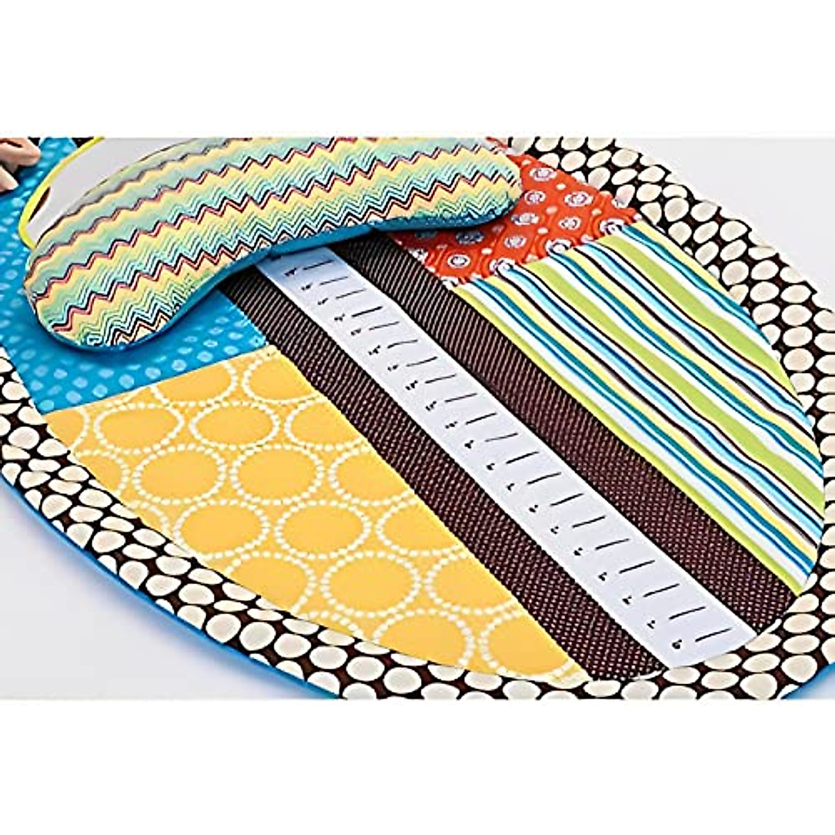 Tummy Time Toys for Babies 0-12 month Play Activity Gym with Pillow and Floor Mirror Tummy Time Mat for Newborn Baby Boy or Girl