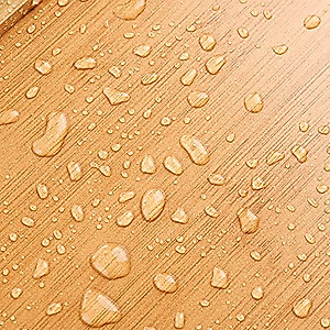 Bamboo Vanity Tray Bathroom Wooden Tray Makeup Counter Tray Wood Serving Tray for Bathroom Home Decor Holds Cosmetics, Perfume, Tissues, Candles, Towels, Soap, 11.5 x 7.9 x 0.9 inch