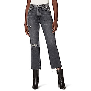 Hudson Jeans Women's Remi High Rise Straight Leg Cropped Jean, Two Hearts, 28