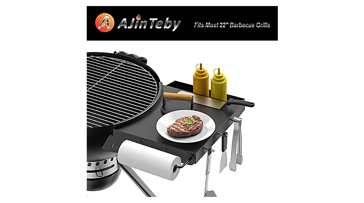 Grill Table Shelf for Weber 22" Kettle Grills
