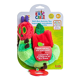 KIDS PREFERRED World of Eric Carle The Very Hungry Caterpillar Roll Out Activity Toy with Teether, Multicolor (55734)