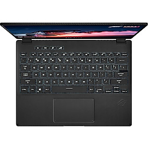 ASUS ROG 13.4" WUXGA(1920 x 1200) Touchscreen Gaming Laptop, 16GB RAM, 2TB SSD, AMD Ryzen 9 6900HS, NVIDIA GeForce RTX 3050 Ti V4G Graphics, Backlit KB, Bluetooth, Win11, Off Black, W/GaLiMu