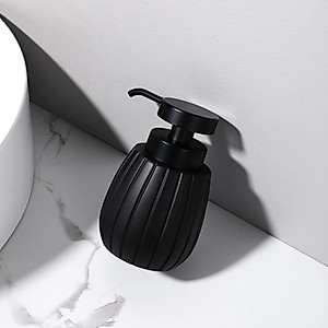 GalDal Foaming Hand Soap Dispenser for Bathroom,Black Foam Soap Dispenser 11oz.