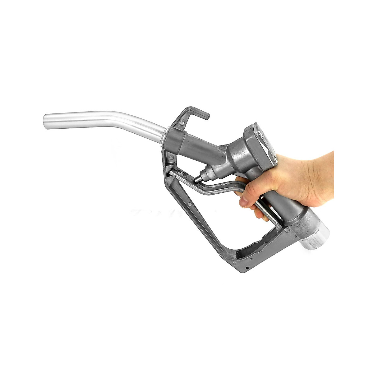 QWORK Fuel Nozzle, 3/4 in. NPT Manual Fuel Nozzle with Swivel | For Manual and Electric Fuel Pumps | Gasoline and Diesel |Max Pressure 50 PSI