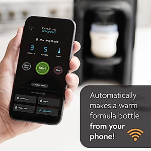 Formula Pro Advanced WiFi Formula Dispenser - Automatically Mix a Warm Formula Bottle From Your Phone Instantly – Easily Make Bottle With Automatic Powder Blending Machine, Black