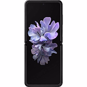 Samsung Galaxy Z Flip Factory Unlocked Cell Phone |US Version - Single SIM | 256GB of Storage | Folding Glass Technology | Long-Lasting Battery | US Warranty | Mirror Black (Renewed)