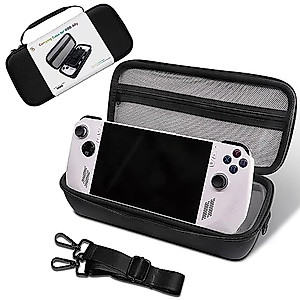 JDDWIN for Steam Deck ROG Ally Carrying Case Compitable with ASUS ROG Ally Carry Bag & Gaming Handheld & accessories,Portable Hard Case for Travel and Storage
