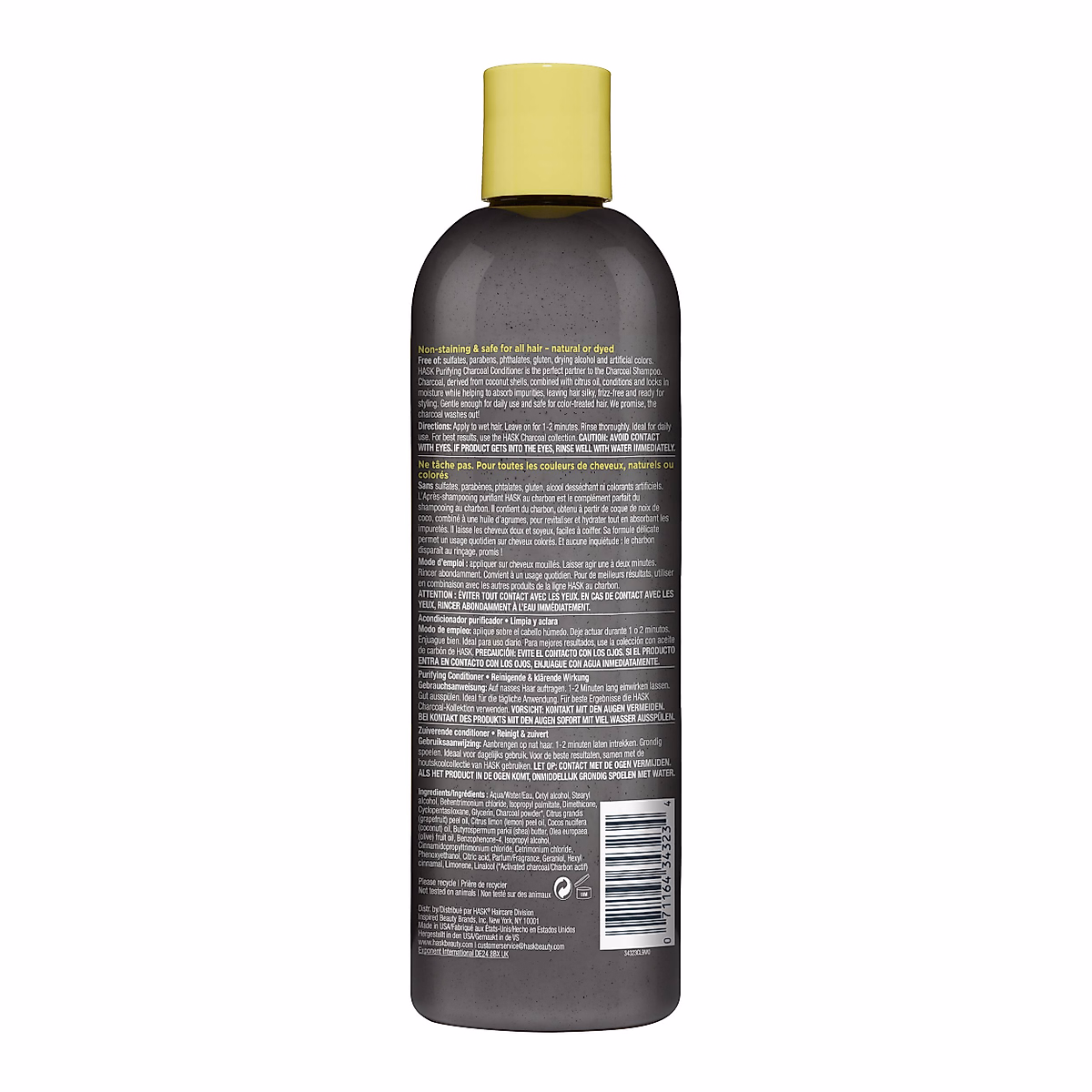 Hask Charcoal Clarifying Conditioner, 12 Ounce