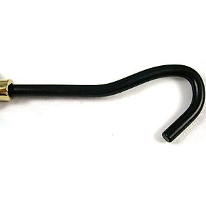 Metal Fireplace Damper Pull with Solid Brass Handle