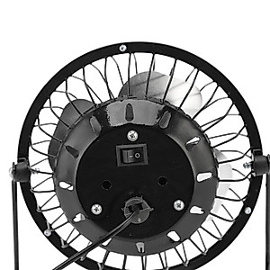 DC5V 2.5w Solar Panel Fans Kit, Portable Solar Panel Powered Cooling Fan Solar Fan for Outdoor Greenhouse Travelling RV