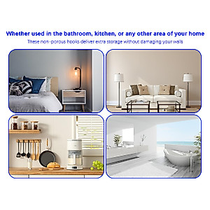 ONUNWU Luxe Hold No-Drill Hooks, Upgraded Suction Cup Hooks for Shower, Removable Reusable Stainless Steel Waterproof Suction Cup Hooks, Shower Hooks for Kitchen,Glass,Window,Mirror (2, Rose Gold)