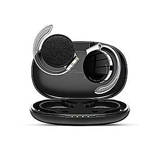 SMINKA Upgrade Wireless Earbuds, Charging Case Bluetooth 5.2 Headphones with Mic,Wireless Headphones Running with IP5 Waterproof Ear Hooks,Open Ear for Sport/Work