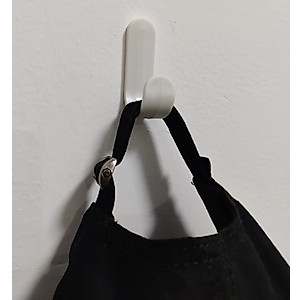 Fineget Wall Adhesive Hooks Towel Bathroom Hooks for Hanging Door Kitchen Hooks Hat Towel Key Sticky Heavy Duty J Hooks 6 Colors