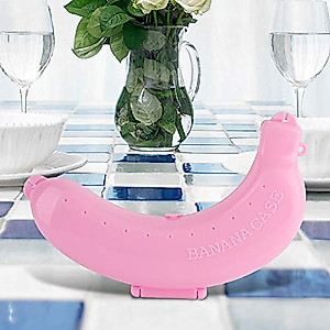 Banana Protector Box, Premium Material Ergonomic Good Design Easy To Use for Home (Pink)