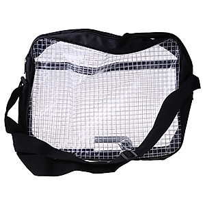 BEITABEITAkaitank Anti-Static Cleanroom Clear Tool Bag Full Cover PVC for Engineer Shoulder Bag Crossbody Bag,Black
