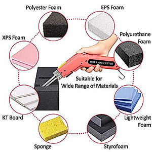 200W Electric Hot Knife tyrofoam Cutting Tool Kit Heat Cutter with Blades Accessories (Heat Cutter Kit)