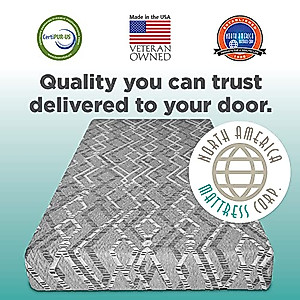 Road Elite - Medium/Firm Cool Gel Memory Foam Truck Mattress, 80" x 38" x 6"