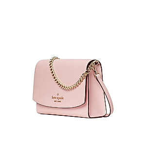 KATE SPADE CARSON CONVERTIBLE CROSSBODY SHOULDER LEATHER BAG IN LIGHT CREPE