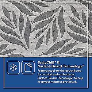 Sealy Posturepedic Plus, Tight Top 13-Inch Plush Soft Mattress with Surface-Guard-Full, Grey