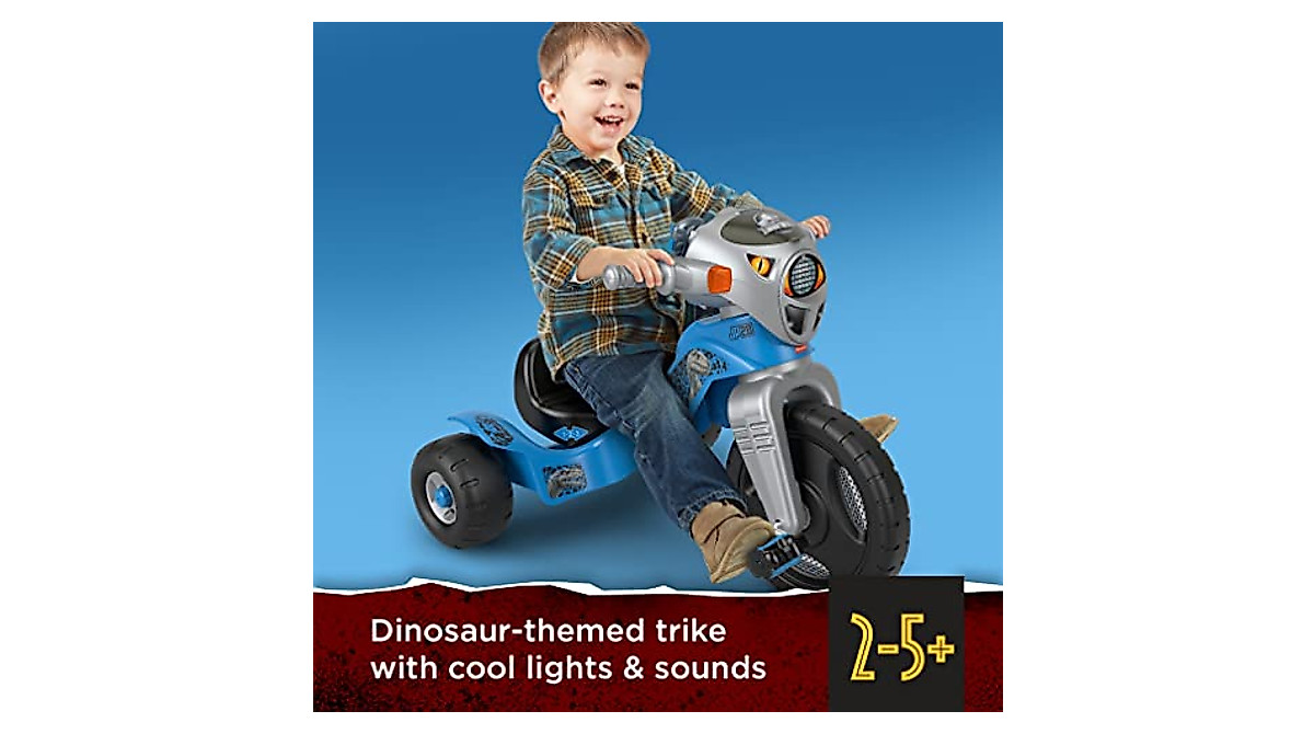 Fisher-Price Jurassic World Dinosaur Tricycle | Toddler Ride-On