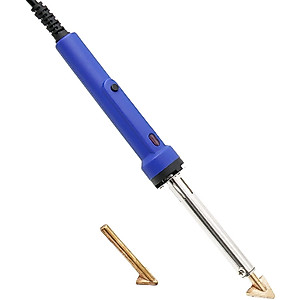 Plastic Welding Kit for Bumper, Kayak, Canoe Repair - 80w Plastic Welder Kit with On/Off Switch and Indicator 110~120v